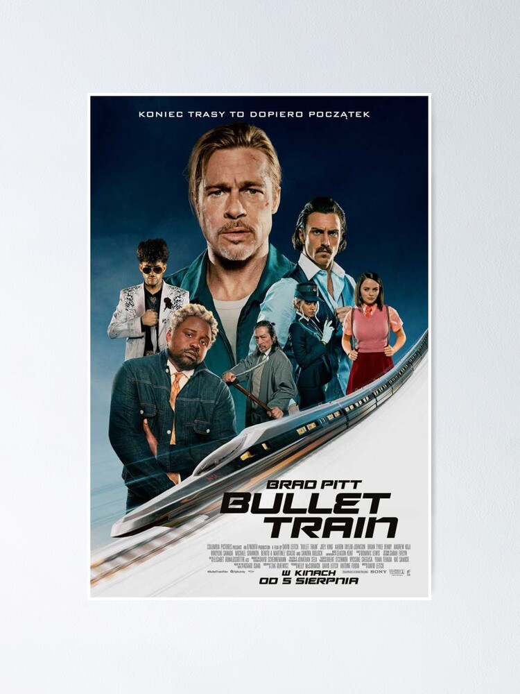 "Bullet Train Poster" Poster for Sale by paullongg | Redbubble