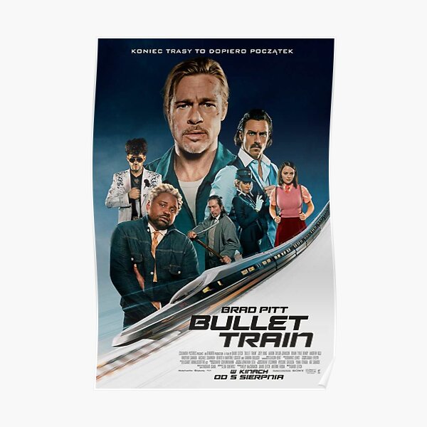 "Bullet Train Poster" Poster for Sale by paullongg | Redbubble