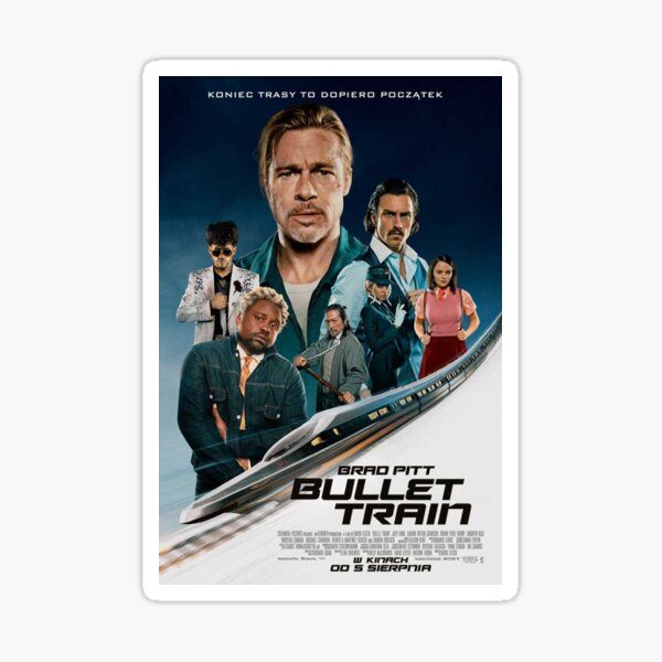 "Bullet Train Poster" Sticker for Sale by paullongg | Redbubble