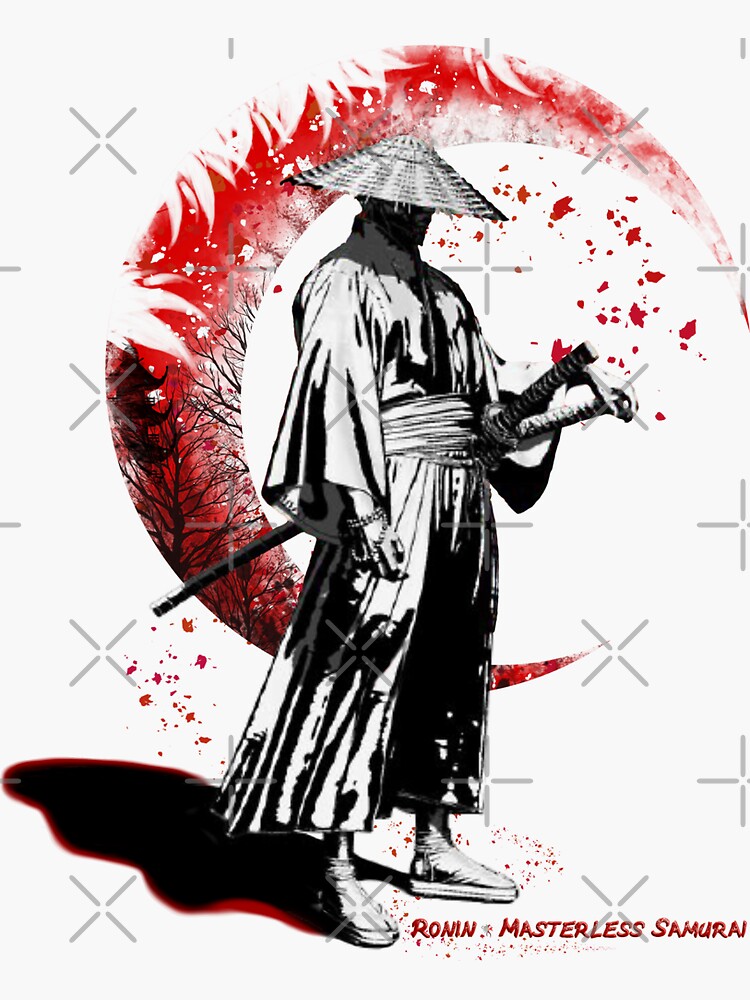 "Ronin - Masterless Samurai" Sticker for Sale by ronin074 | Redbubble