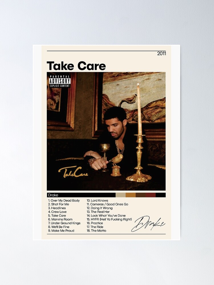 "Drake Posters | Take Care | Take Care Poster | Album Cover Poster ...