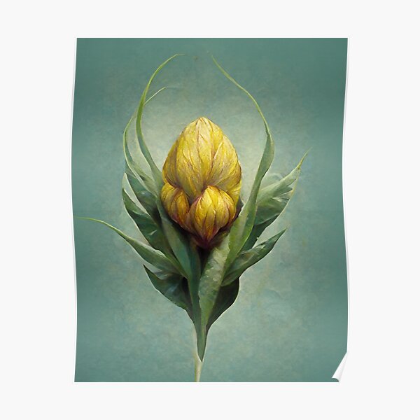 "Yellow Tulip" Poster for Sale by Visual-artist24 | Redbubble