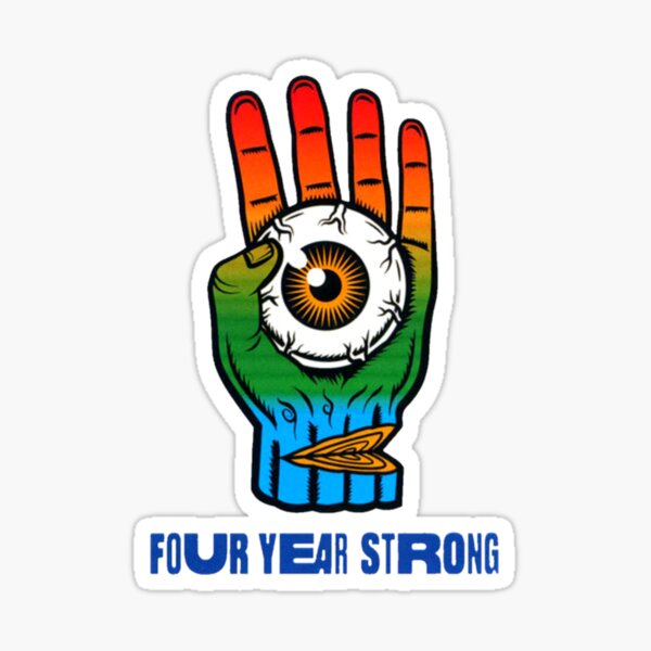 "best selling handle eye logo pop punk music four year strong band tour ...