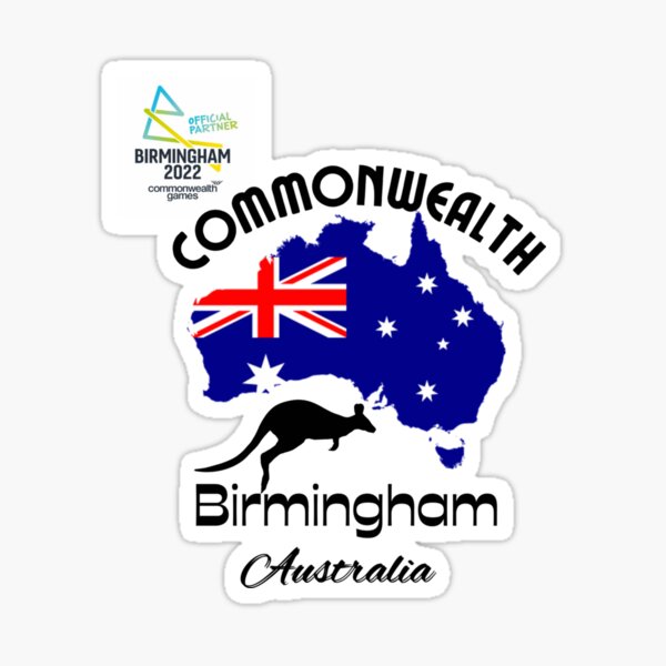 "Commonwealth game Australia " Sticker for Sale by BoyLimited | Redbubble