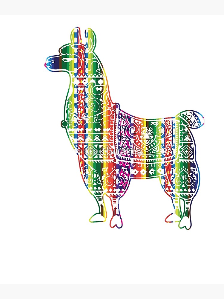 "Inca Textiles Llama Shirt" Art Print for Sale by thuthuatna | Redbubble