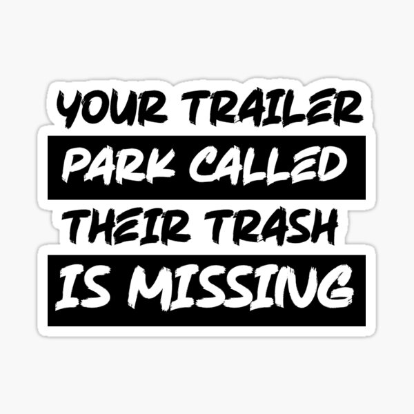 "White trash outfit" Sticker for Sale by SDDdesigns | Redbubble