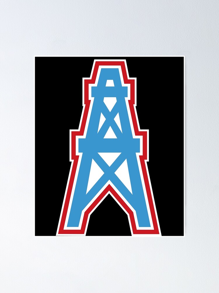 "Houston Oilers Logo" Poster for Sale by velvelatri | Redbubble