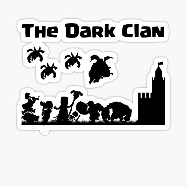 "Dark Clan" Sticker for Sale by InTrendSick | Redbubble