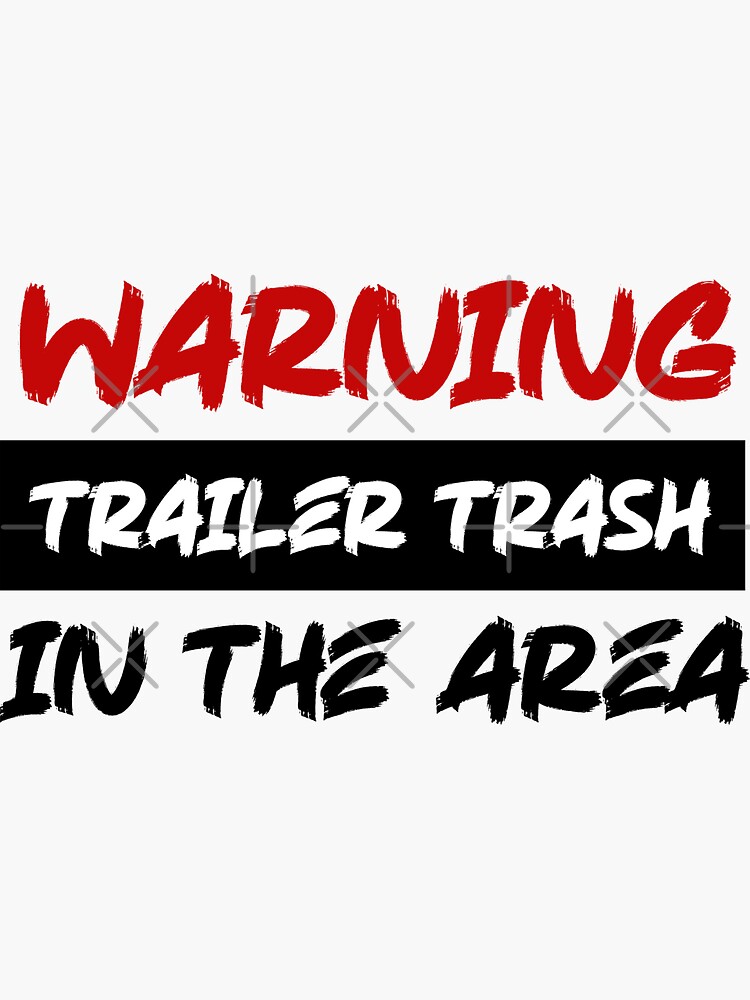 "White trash outfit" Sticker for Sale by SDDdesigns | Redbubble