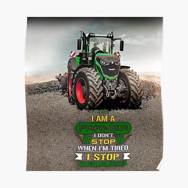 "Love Tractor Fendt Tractor Farm" Poster for Sale by Lynette349 | Redbubble
