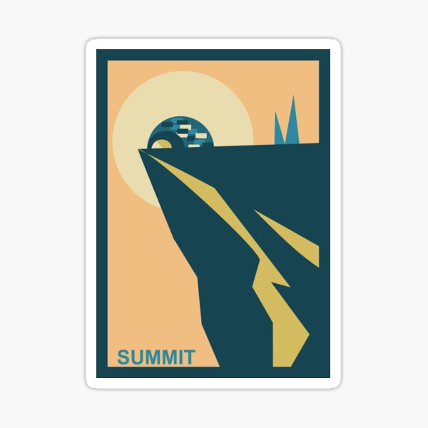 "Summit" Sticker for Sale by SSpictures | Redbubble