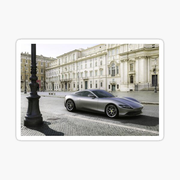 "Ferrari roma" Sticker for Sale by carphotodesigns | Redbubble