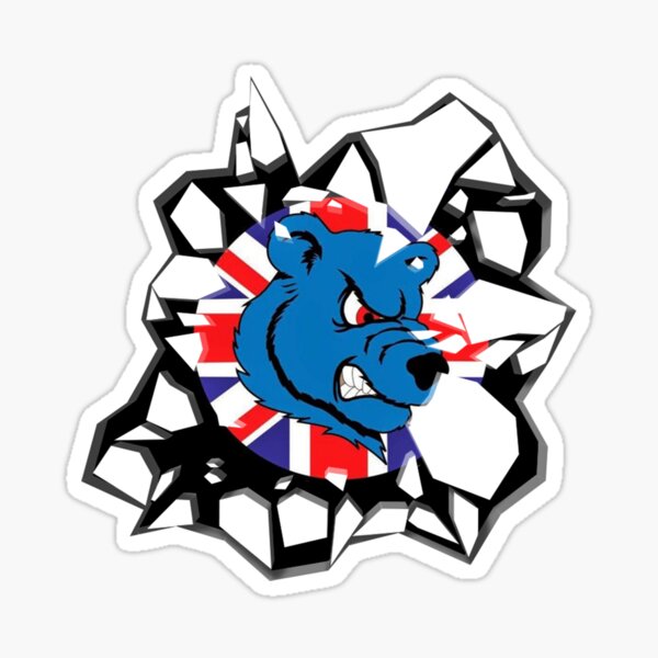 " Union bears from Scotland" Sticker for Sale by vectorfootball | Redbubble