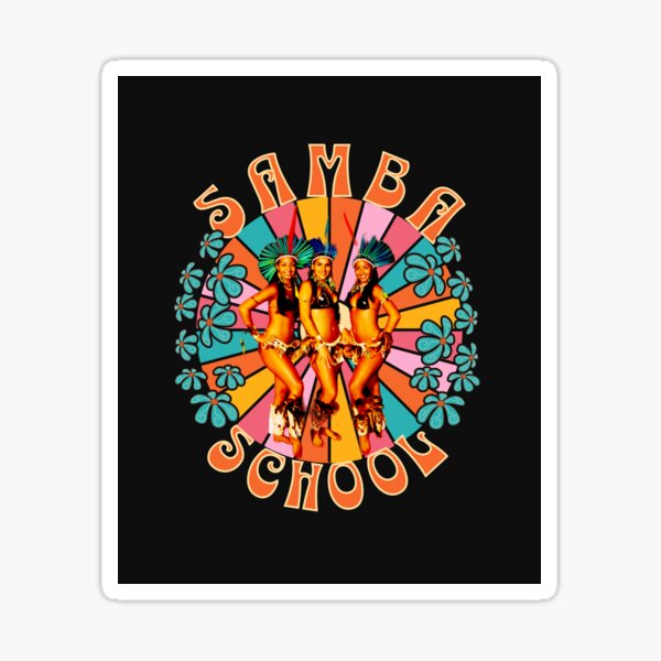 "Samba School - Carnival, Latin - Samba dancers" Sticker for Sale by ...