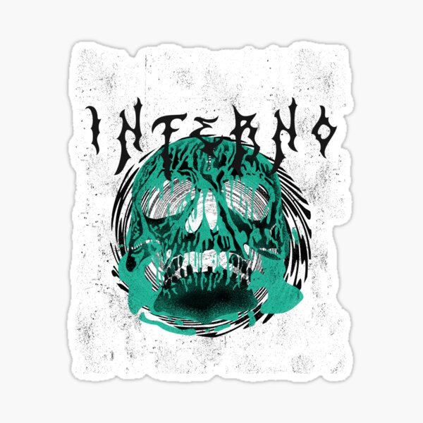 "INFERNO" Sticker for Sale by Limitless2022 | Redbubble