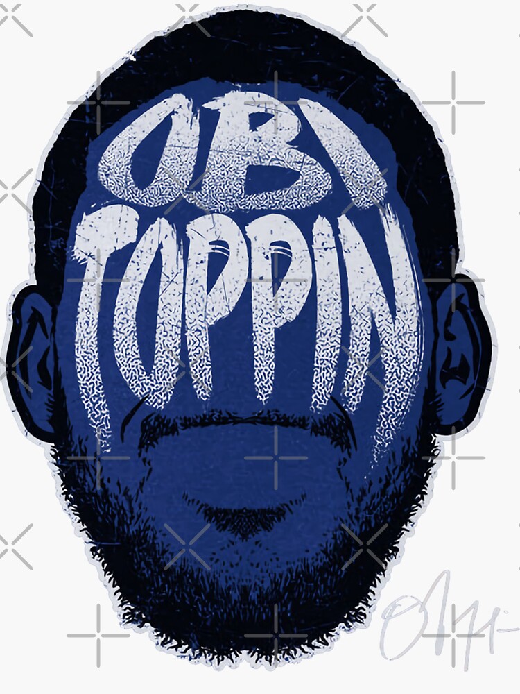 "Obi Toppin Player Silhouette" Sticker for Sale by richardreesep ...