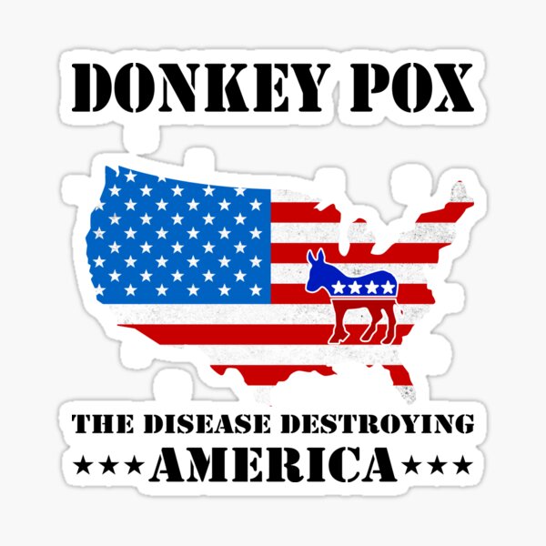 "Donkey Pox" Sticker for Sale by Batotastore | Redbubble