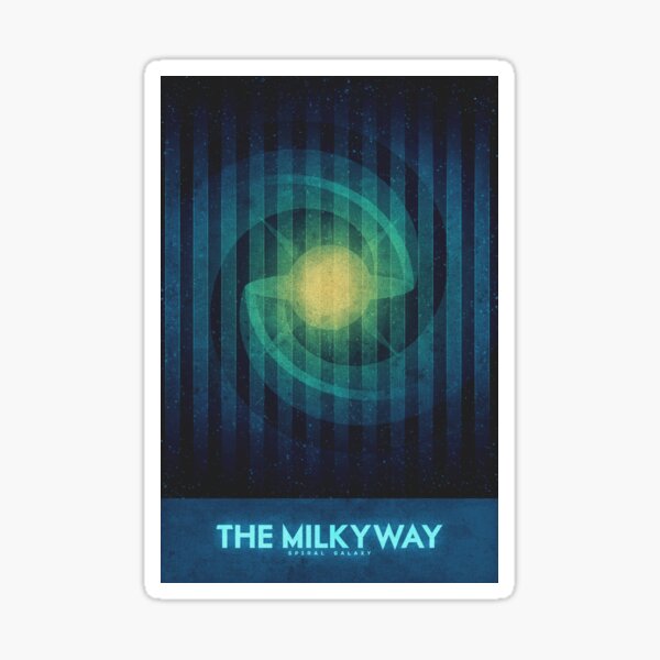 "Spiral Galaxy | The Milky Way | Space Art" Sticker for Sale by ...