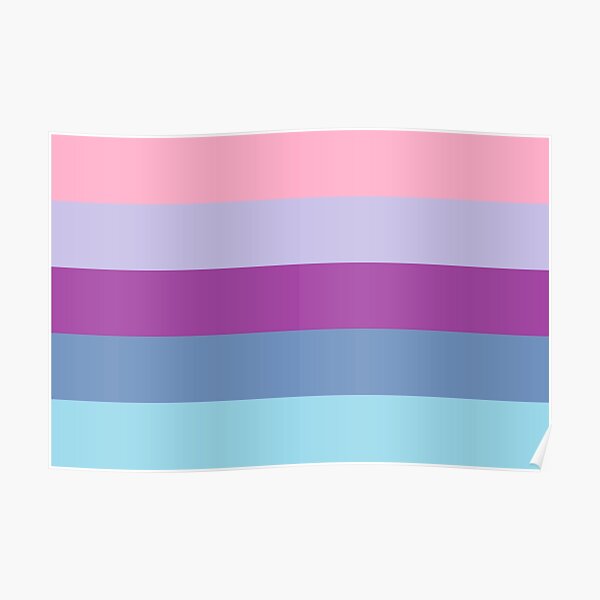 "Omnigender - Pride Flag" Poster for Sale by FlagsWorld | Redbubble