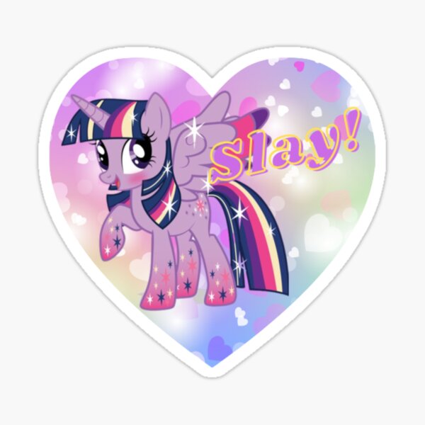 "Slay My Little Pony" Sticker for Sale by acman | Redbubble