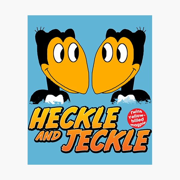 Lámina fotográfica «Checkle y Jeckle Heckle y Jeckle gemelo Urracas de ...