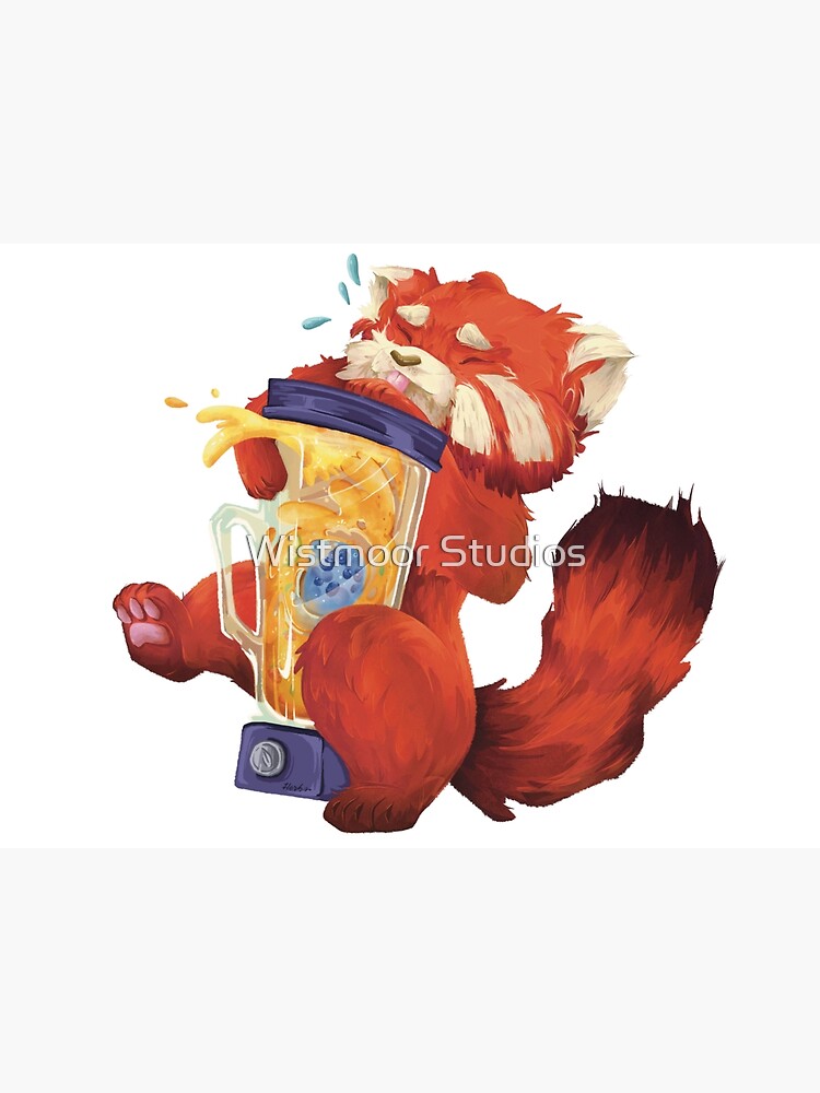 "Red Panda Blender" Poster for Sale by Wistwinkles | Redbubble