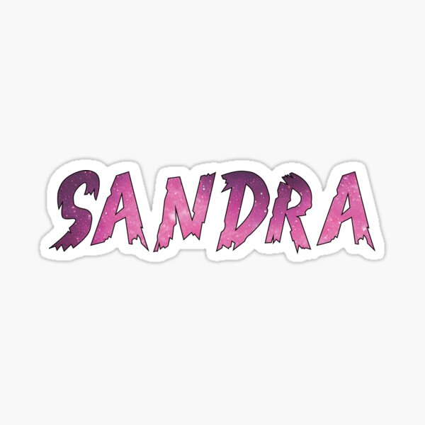"SANDRA Name IV - My name is SANDRA - typography name - Galaxy Vibe ...