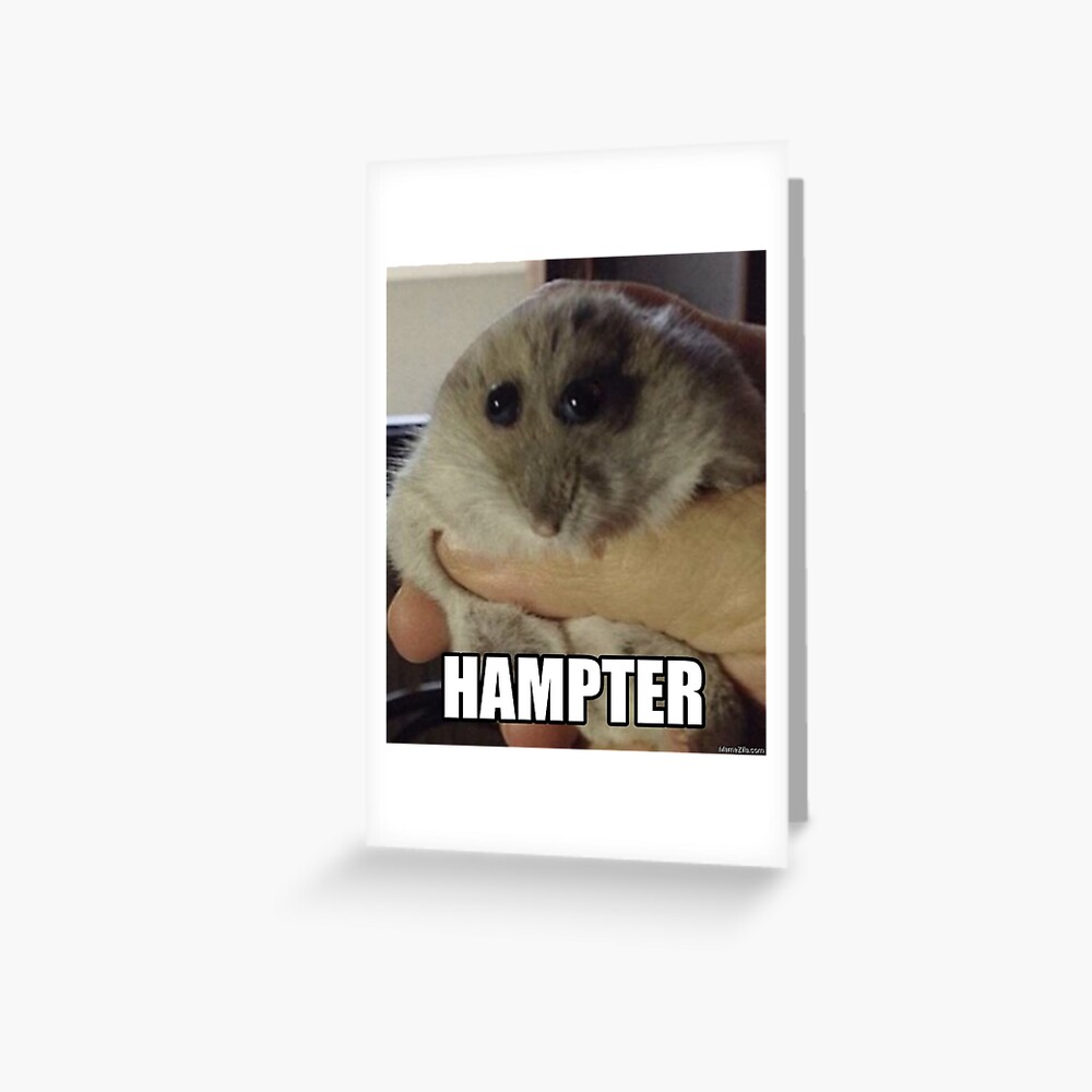 "Hampter Meme" Greeting Card for Sale by Thomasbarlow | Redbubble