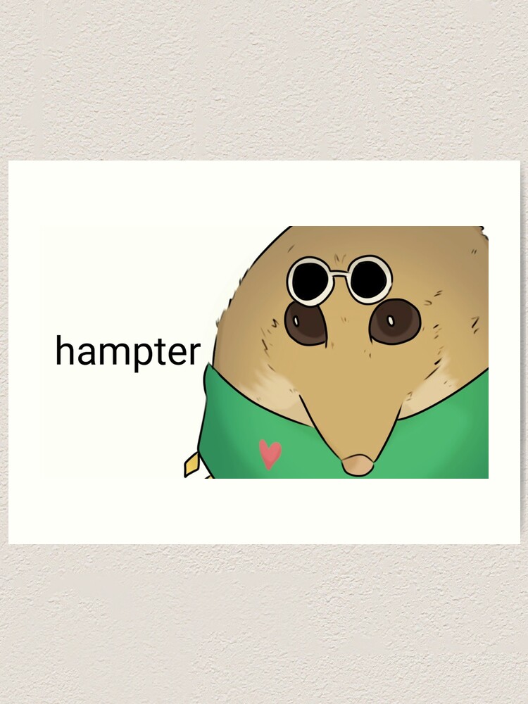 "Hampter Meme" Art Print for Sale by Thomasbarlow | Redbubble