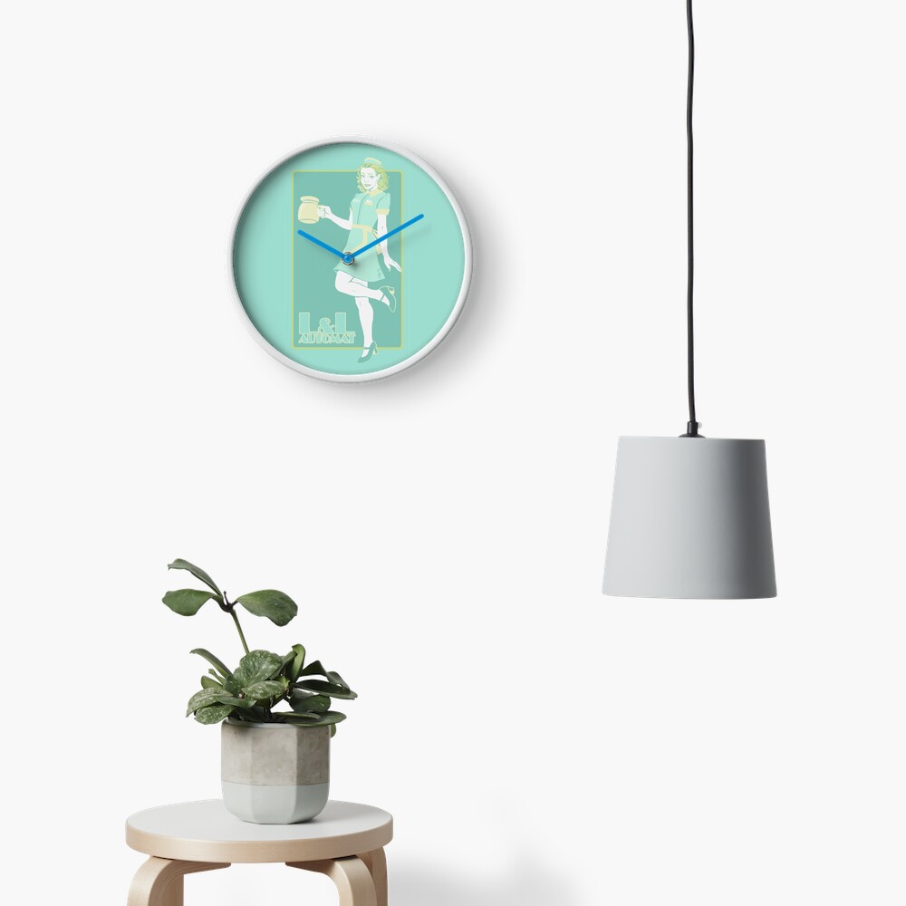 "Angie Martinelli" Clock by Jess-P | Redbubble
