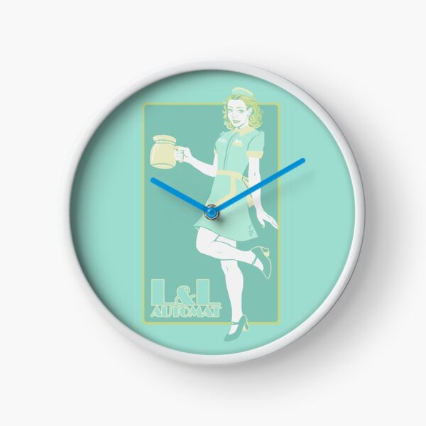 "Angie Martinelli" Clock by Jess-P | Redbubble