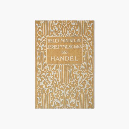 "Handel Book Cover" Art Board Print by Whatsapooka | Redbubble