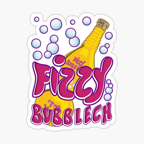 "Fizzy Bubblech" Sticker for Sale by McPod | Redbubble