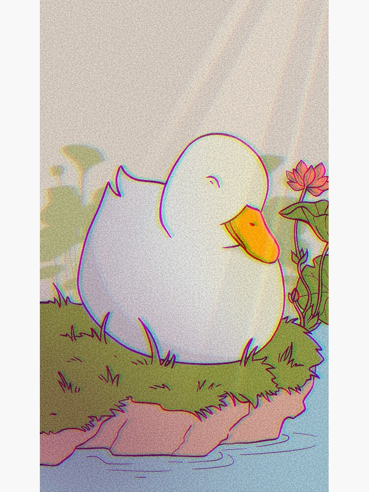 "Cottagecore duck sticker" Sticker for Sale by PinkaPi | Redbubble
