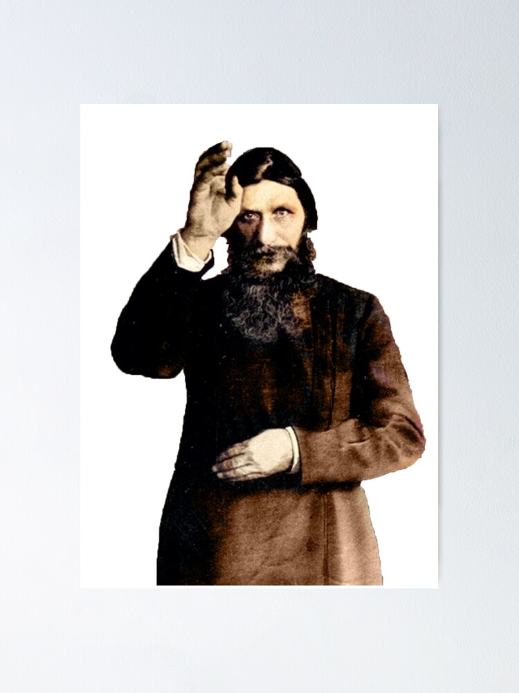 "Rasputin Sticker - History Colorized" Poster for Sale by ...