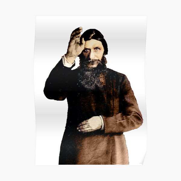 "Rasputin Sticker - History Colorized" Poster for Sale by ...