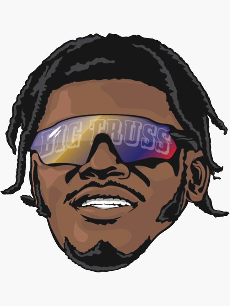 Pegatina «Lamar Jackson Baltimore Ravens Big Truss- Edición limitada ...