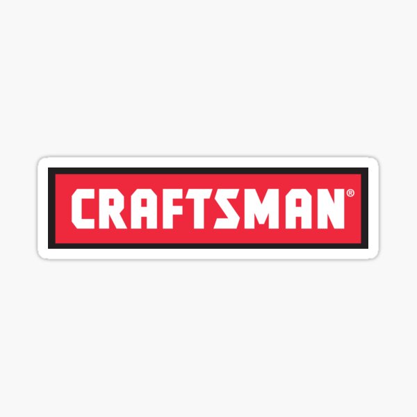 "Craftsman Tools Logo #1" Sticker for Sale by lewismate | Redbubble