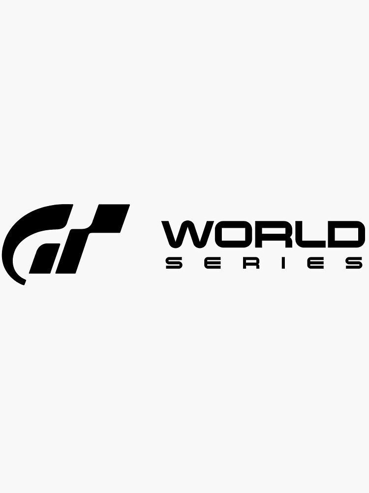 "GT World Series Black" Sticker for Sale by GranTurismoFR | Redbubble