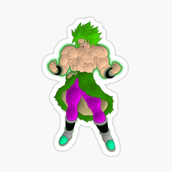 "DRAGON BALL SUPER BROLY " Sticker for Sale by LILENXO | Redbubble
