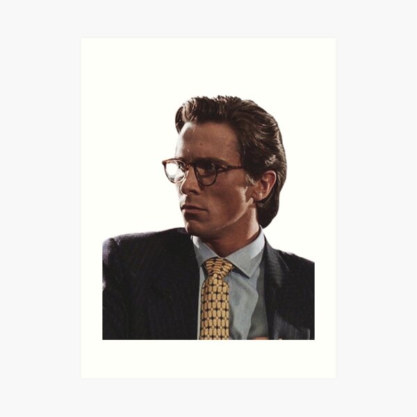 "Hot Patrick Bateman with glasses from American Psycho " Art Print for ...