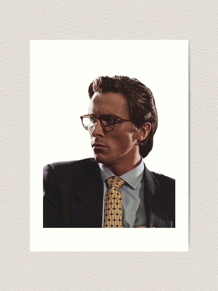 "Hot Patrick Bateman with glasses from American Psycho " Art Print for ...
