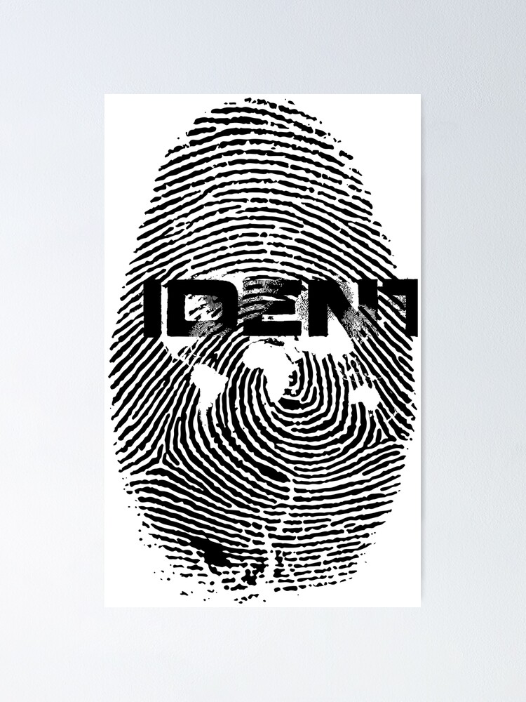 "Fingerprint world identity" Poster for Sale by your-identity | Redbubble