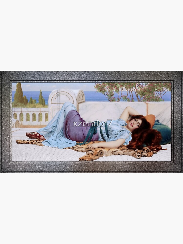 "Mischief and Repose by John William Godward Remastered Xzendor7 ...