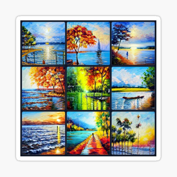 "Nature Relaxation Pack" Sticker for Sale by CinderPress | Redbubble