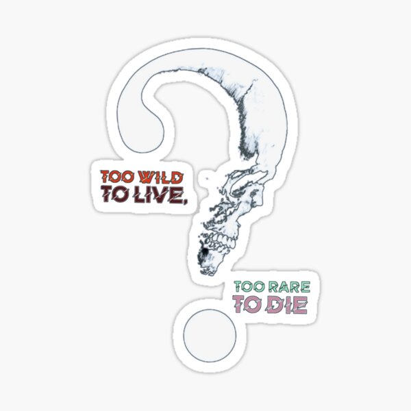 "Skull, typography " Sticker for Sale by Fashiongallerya | Redbubble