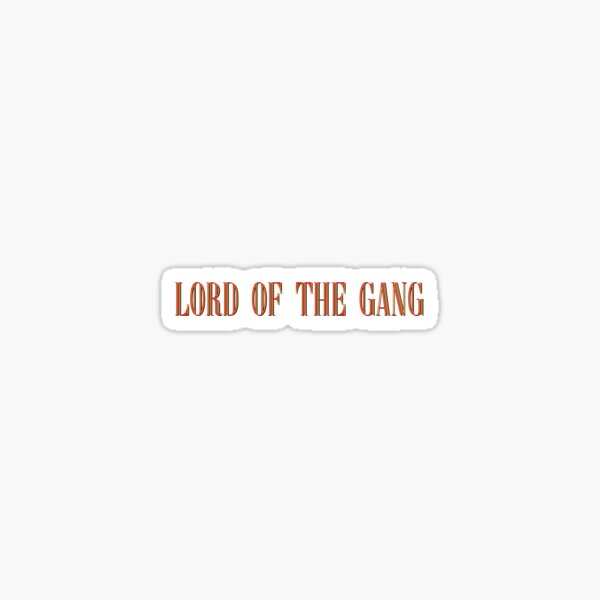 "Gang Lord" Sticker for Sale by VictorVatari | Redbubble