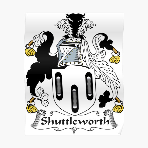 "Shuttleworth" Poster for Sale by HaroldHeraldry | Redbubble