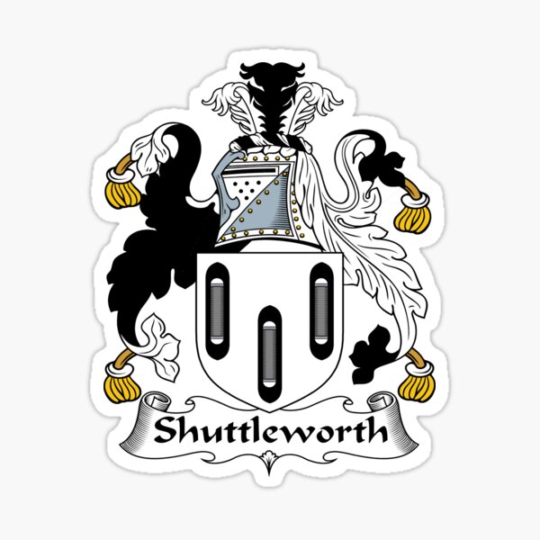 "Shuttleworth" Sticker by HaroldHeraldry | Redbubble