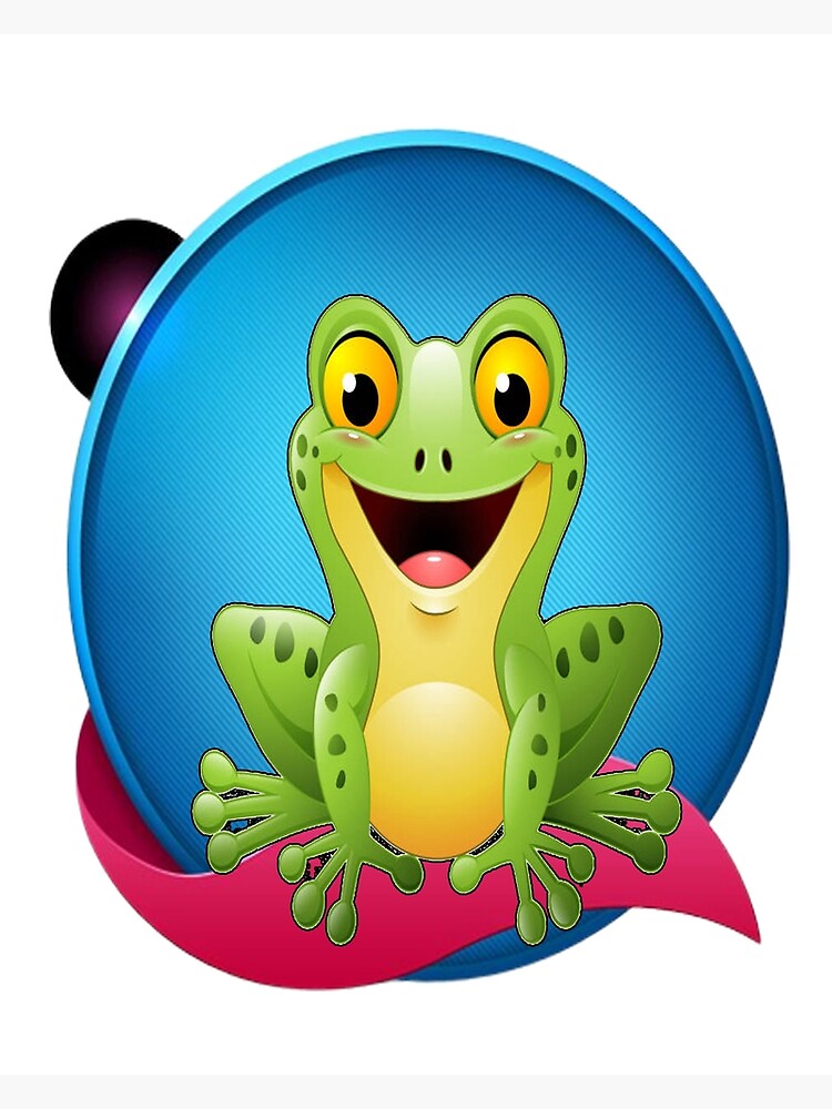 "Laughing Frog" Poster for Sale by TOPHIA | Redbubble